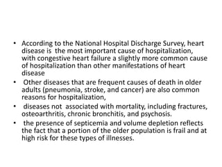 Epidemiology impact of aging | PPTX