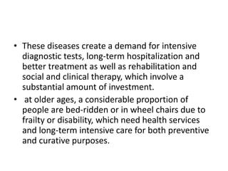 Epidemiology impact of aging | PPTX