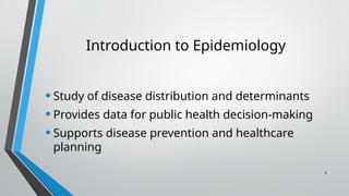 Basic Epidemiology for Health & Disease Control | PPTX