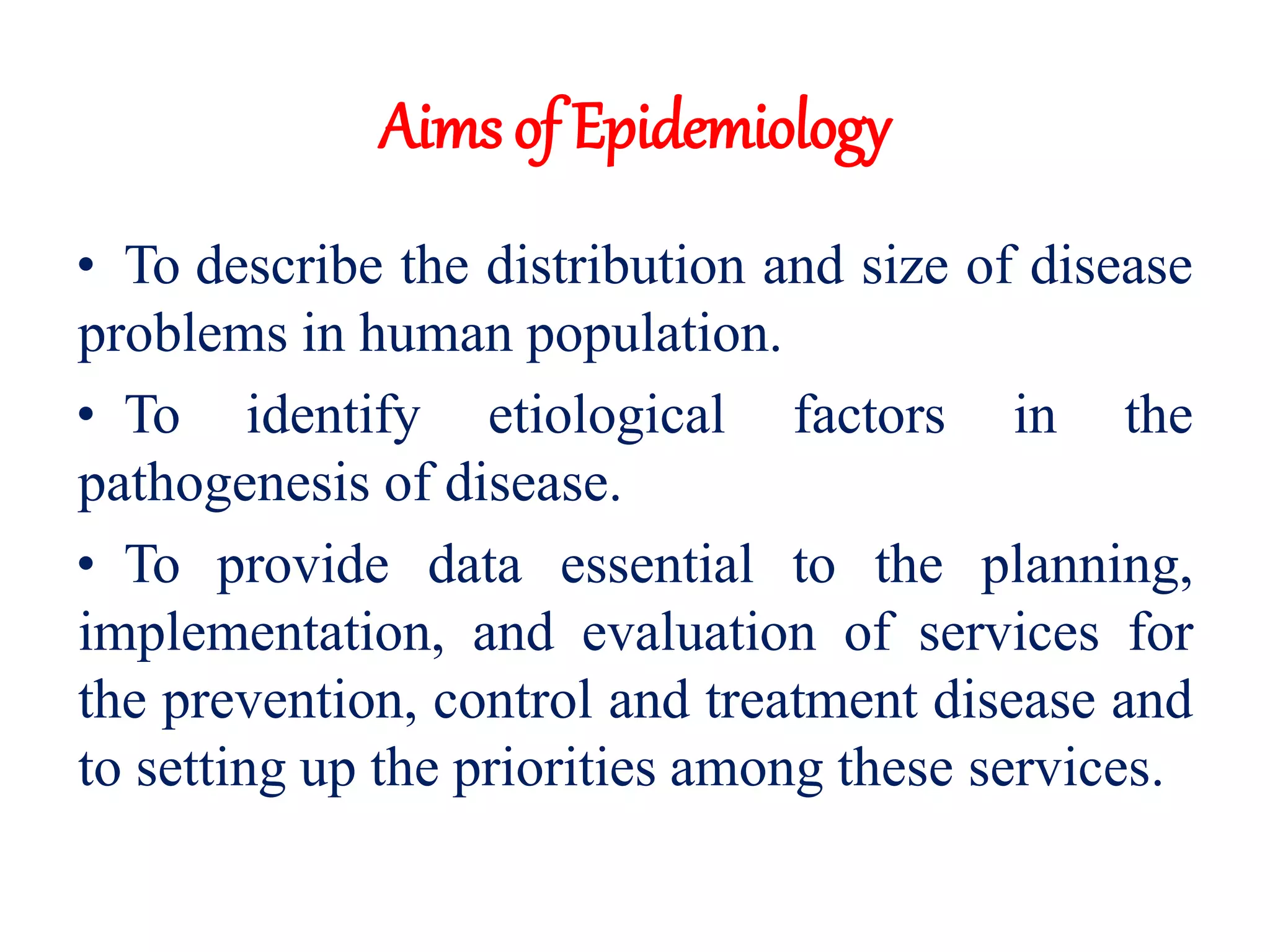 Epidemiology Introduction | PPTX