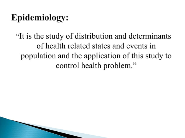 Epidemiology lecture 7 | PPTX