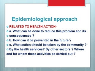 Epidemiology lecture of Community Medicine | PPTX