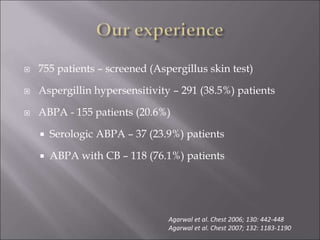 Epidemiology of ABPA | Jindal Chest Clinic | PPT