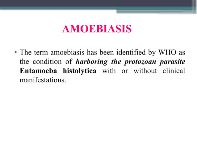 Epidemiology of AMOEBIASIS.pptx............. | PPT