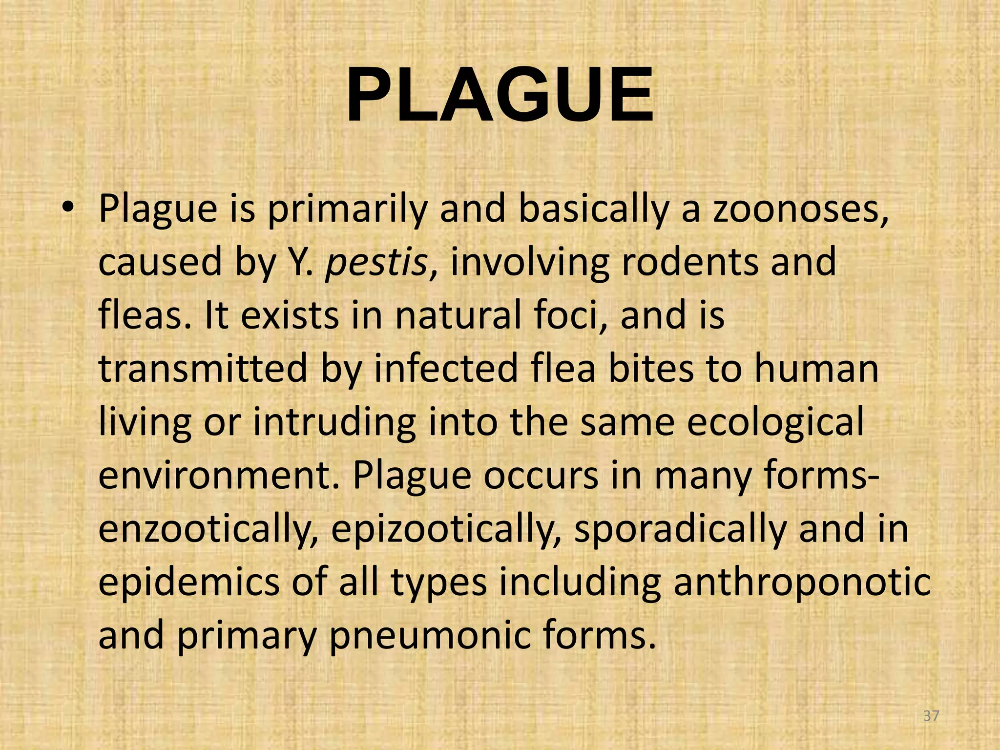 Epidemiology of bacterial zoonotic diseases with their prevention and ...