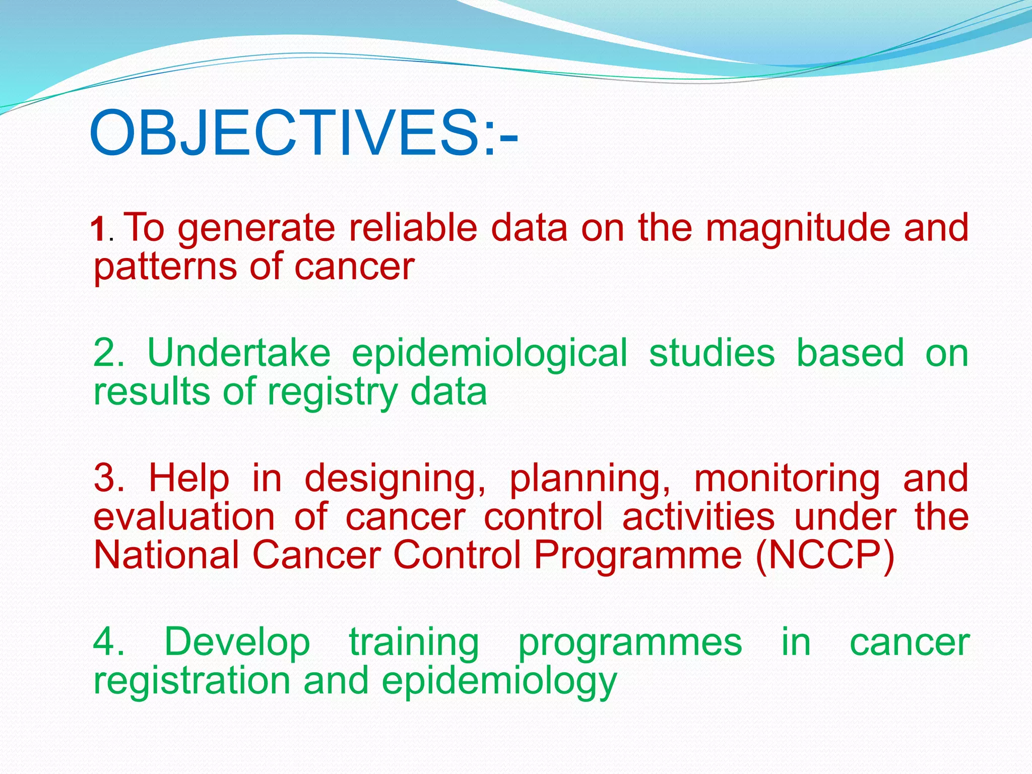 Epidemiology of cancer | PPTX