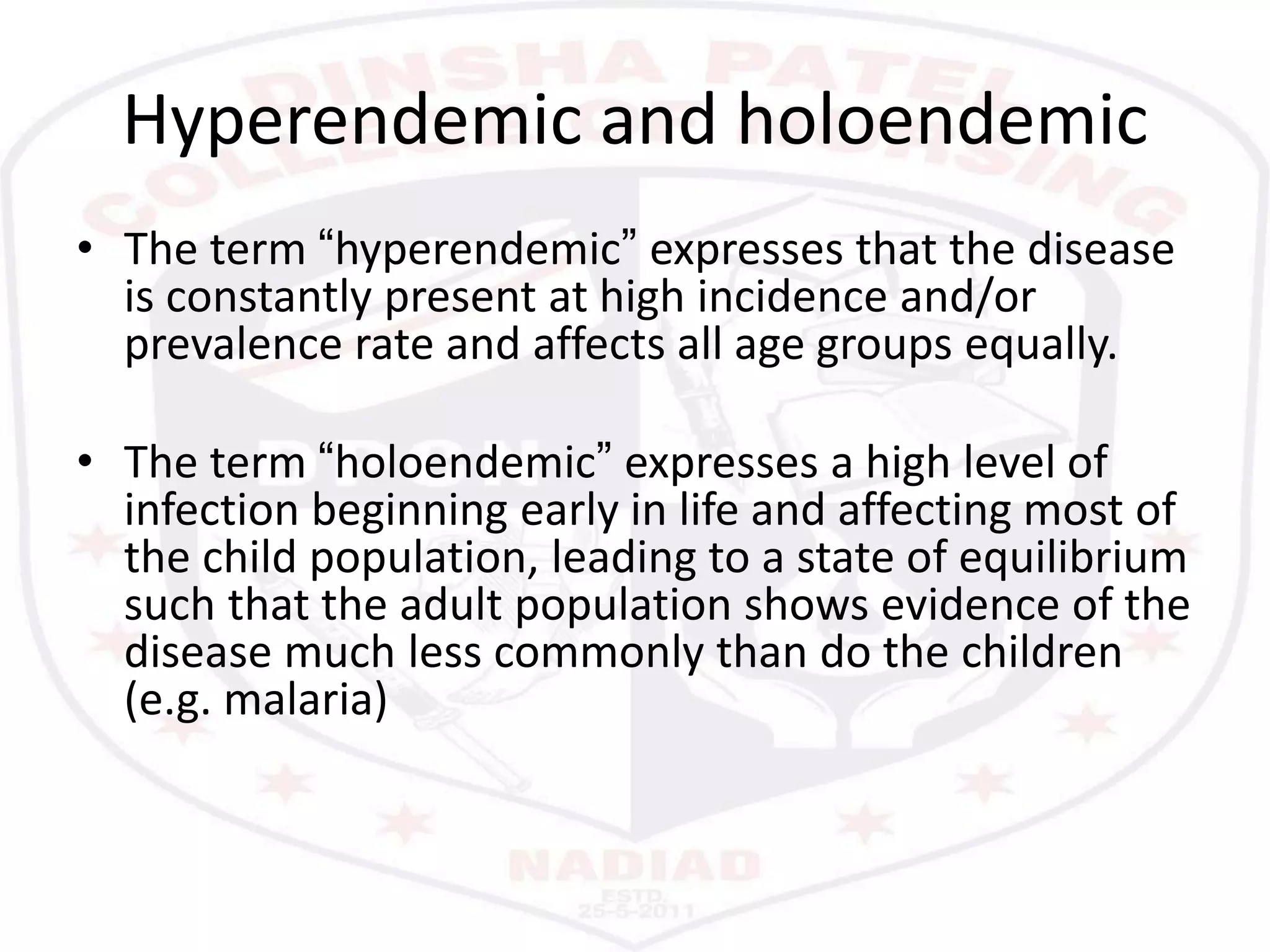 Epidemiology of communicable disease | PPSX