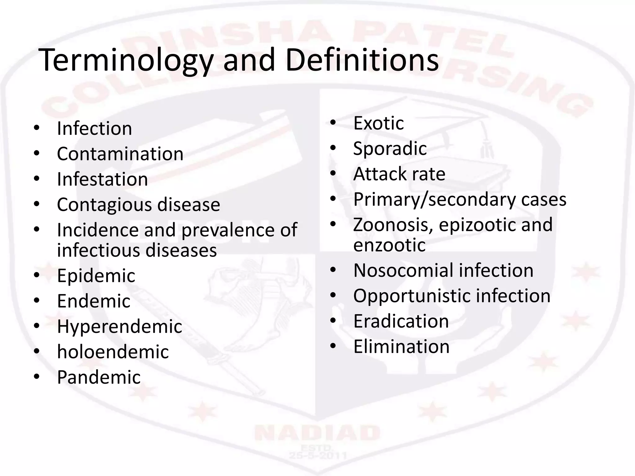 Epidemiology of communicable disease | PPSX