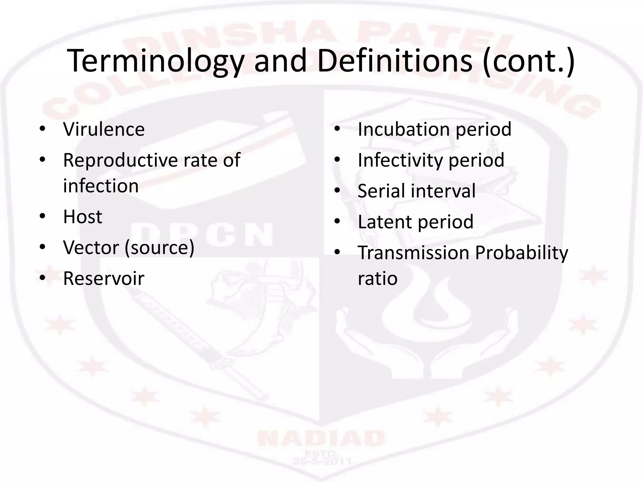 Epidemiology of communicable disease | PPSX