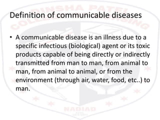 Epidemiology of communicable disease | PPSX