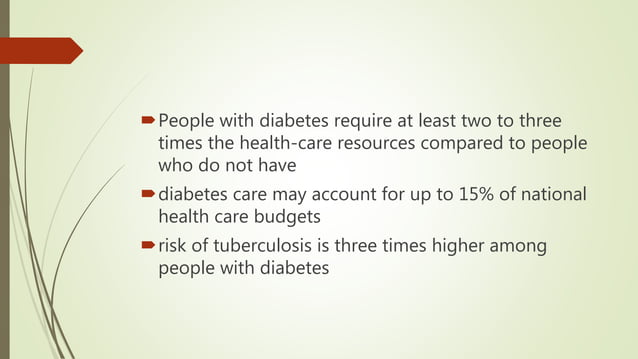 Epidemiology of diabetes mellitus | PPTX