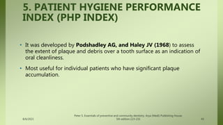 Epidemiology of gingival & periodontal diseases in children | PPTX