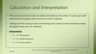 Epidemiology of gingival & periodontal diseases in children | PPTX