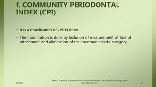 Epidemiology of gingival & periodontal diseases in children | PPTX