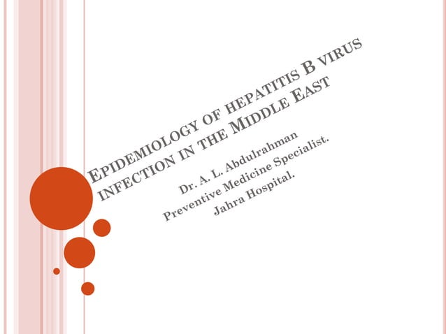 Epidemiology of hepatitis b | PDF