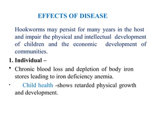 Epidemiology of hook worm infection.pptx