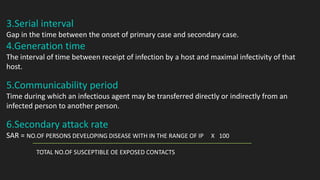 Epidemiology of infectious disease | PPTX