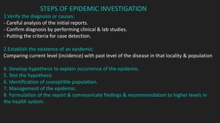 Epidemiology of infectious disease | PPTX