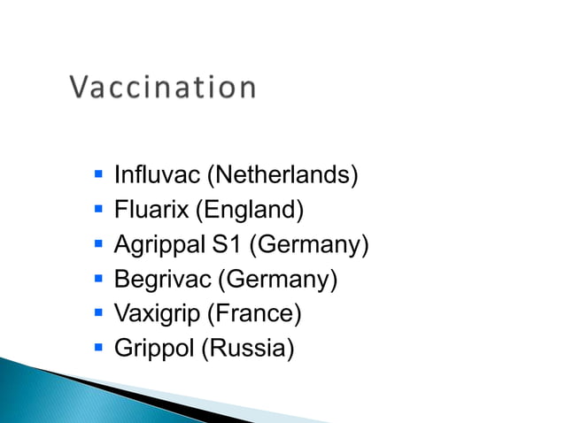 Epidemiology of influenza.pptx. .. | PPTX