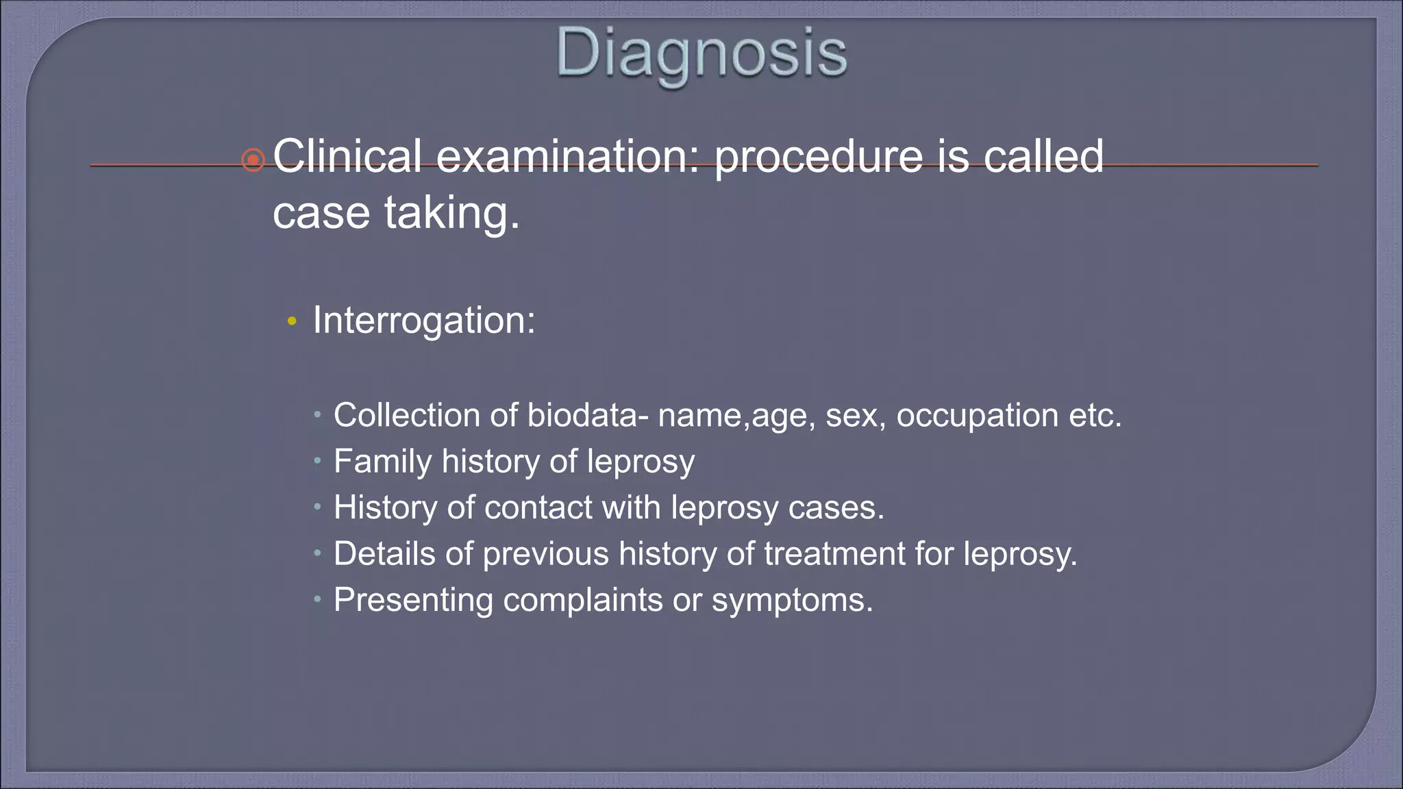 Epidemiology of leprosy | PPTX