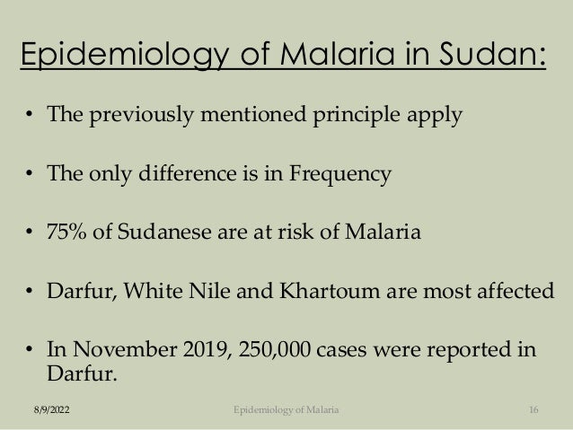 Epidemiology of Malaria -Short Version.pdf