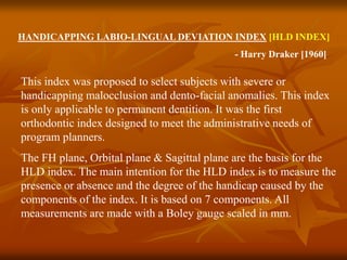 Epidemiology of malocclusion in india | PPT