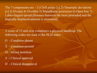 Epidemiology of malocclusion in india | PPT