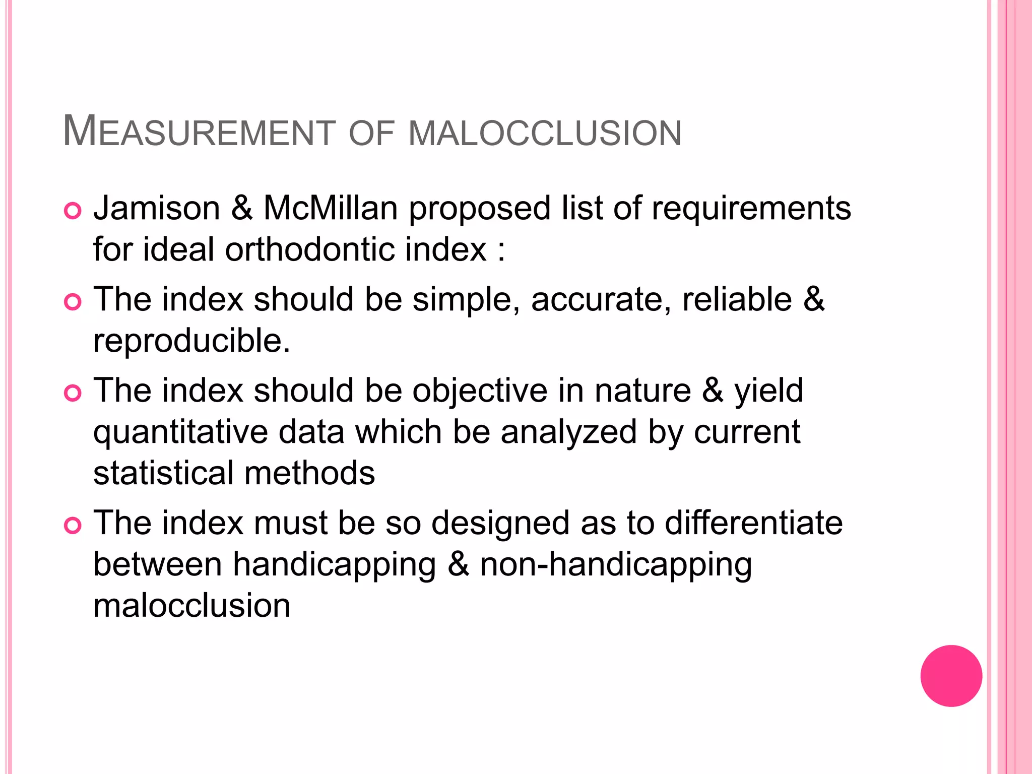 Epidemiology of Malocclusion O.pptx