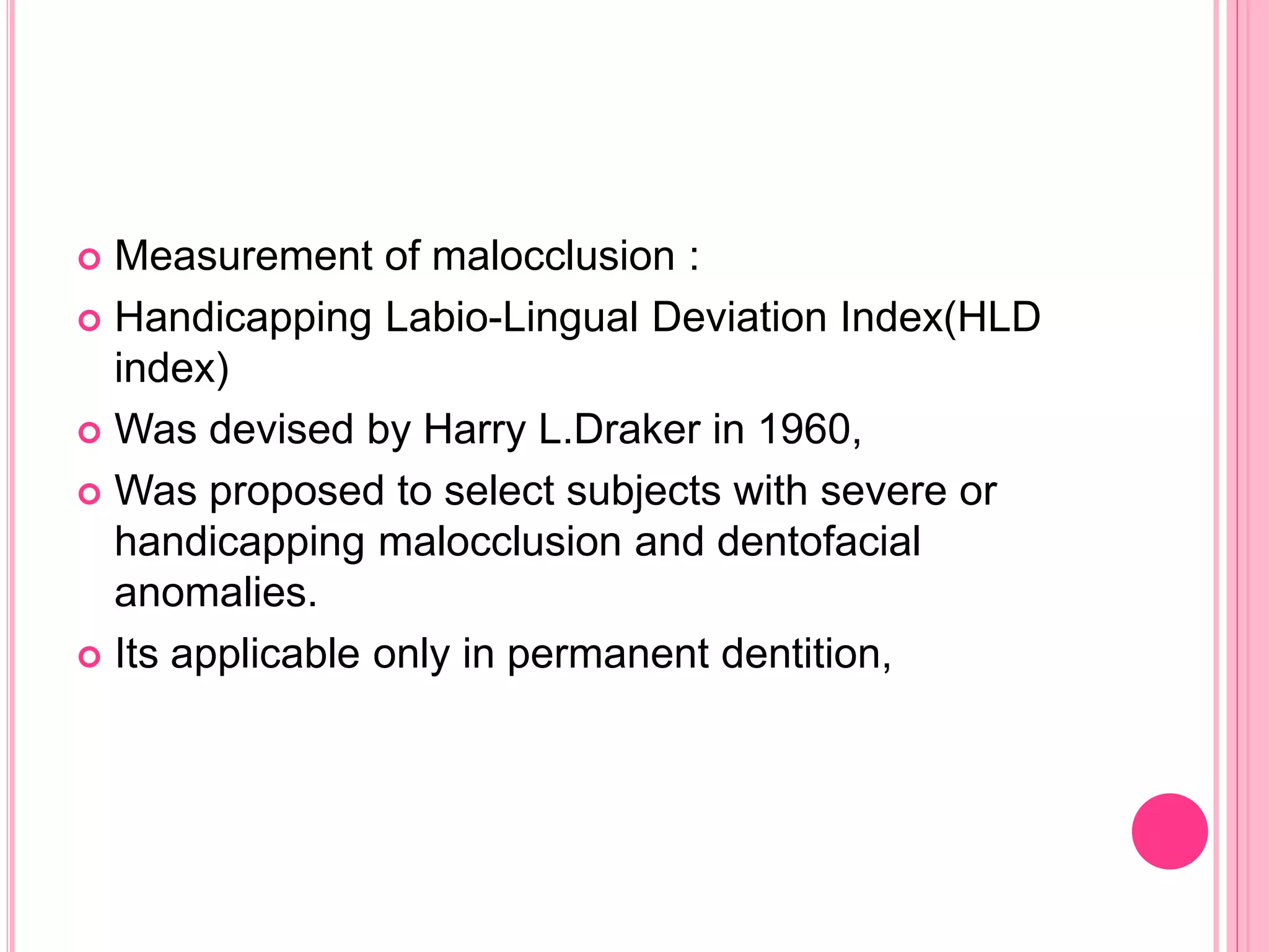 Epidemiology of Malocclusion O.pptx
