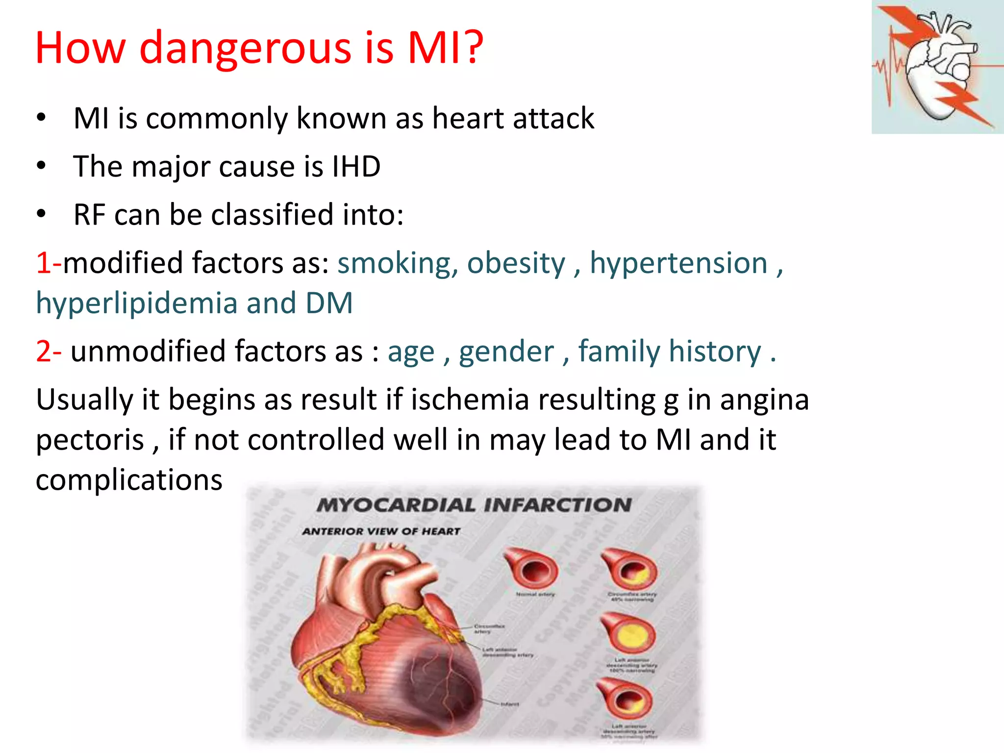 Epidemiology of mi | PPT
