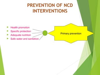 Epidemiology of NCD's | PPT