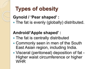 Epidemiology of obesity | PPTX | Diseases and Conditions | Medical Health