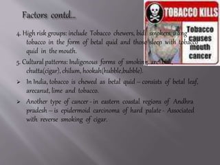 Epidemiology of oral and cervical cancer | PPT