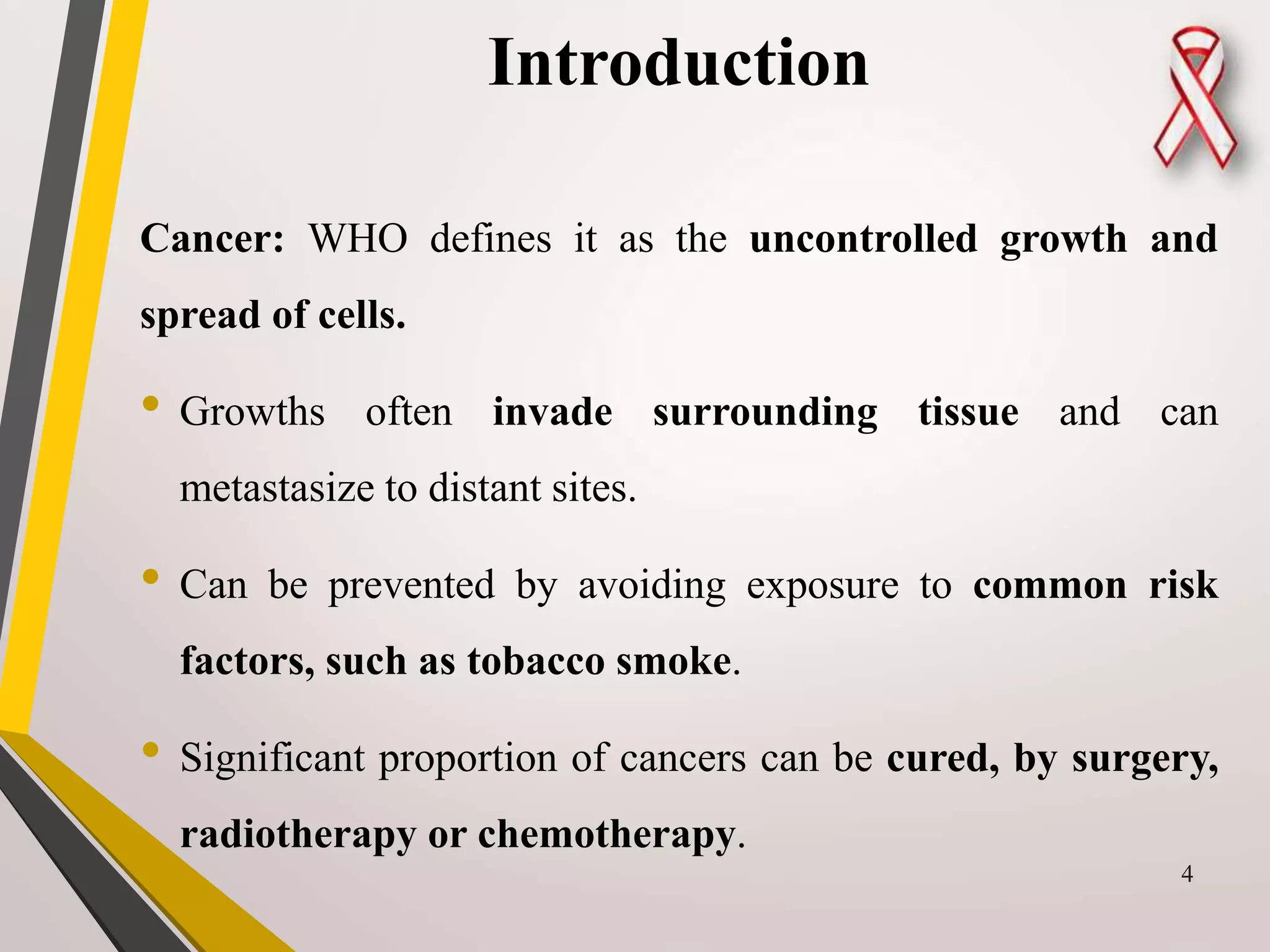 Epidemiology of oral cancer | PPTX
