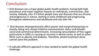 Epidemiology of oral diseases | PPTX