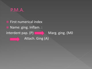 Epidemiology of perio diseases | PPTX