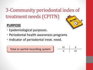 Epidemiology of periodontal disease ( main stream ) | PPT