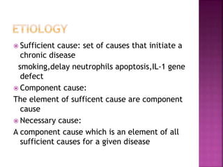 Epidemiology of periodontal diseases | PPTX