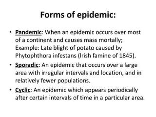 Epidemiology of plant diseases | PPTX