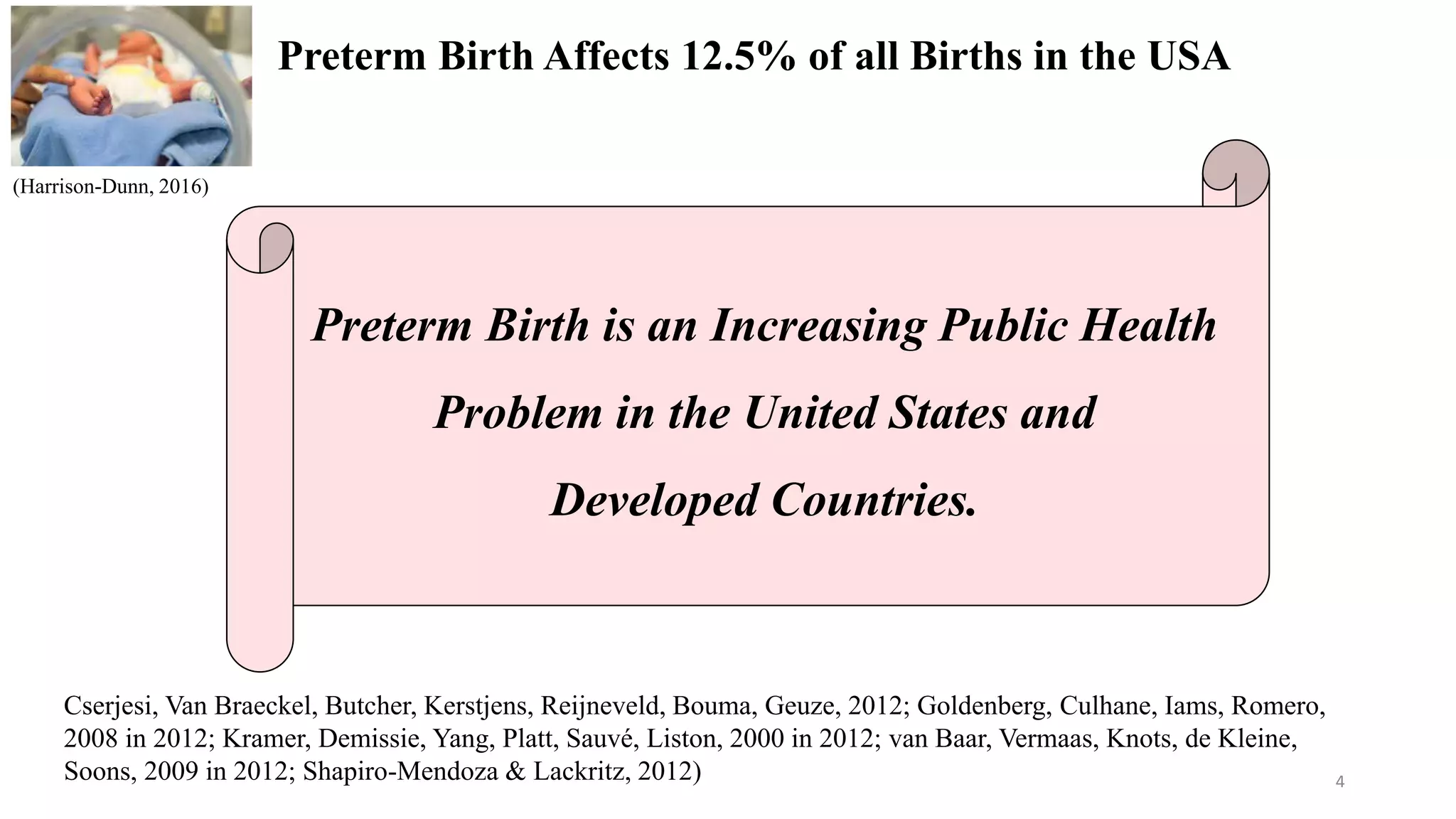 Epidemiology of Preterm Birth | PPTX