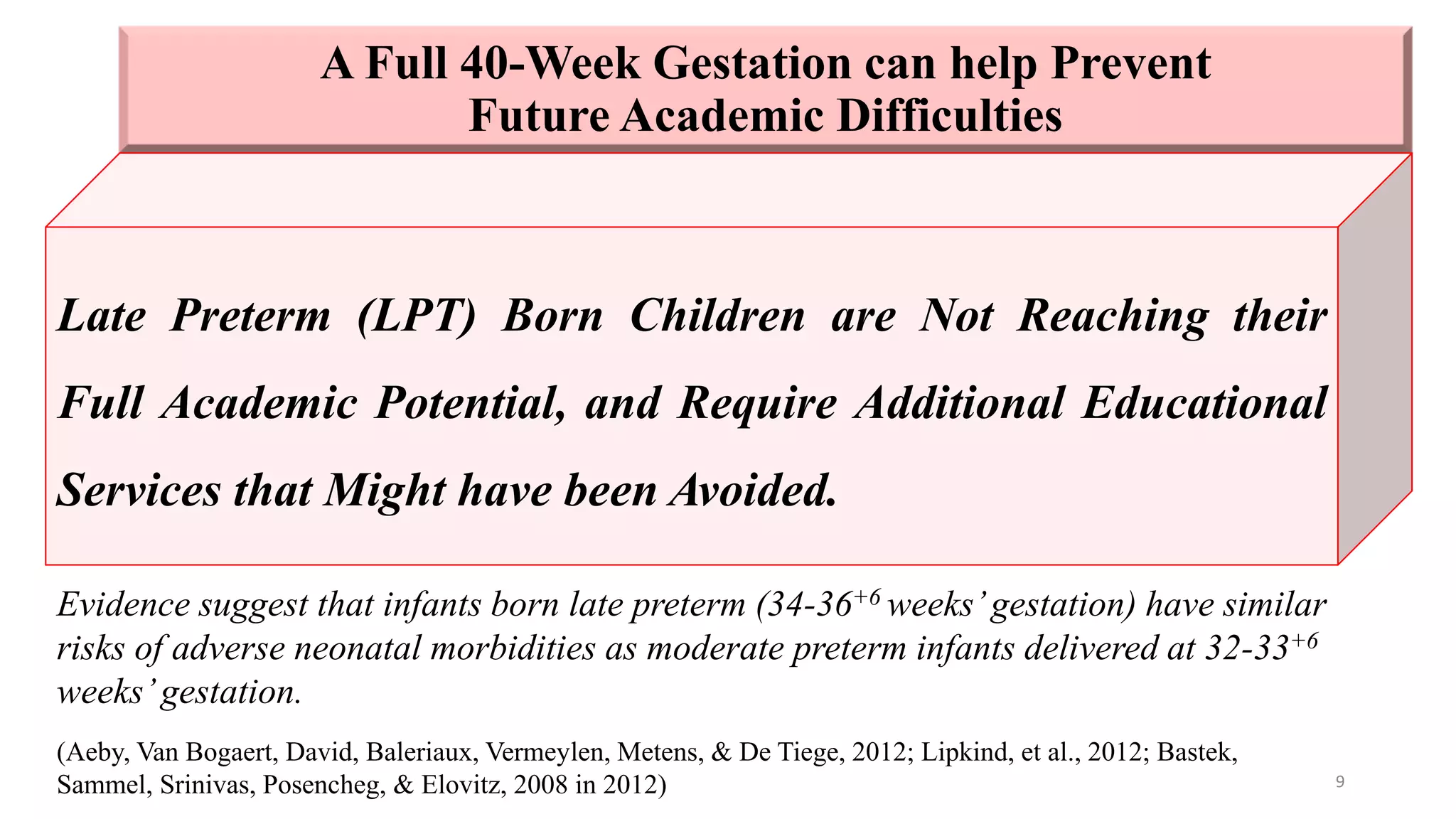 Epidemiology of Preterm Birth | PPTX