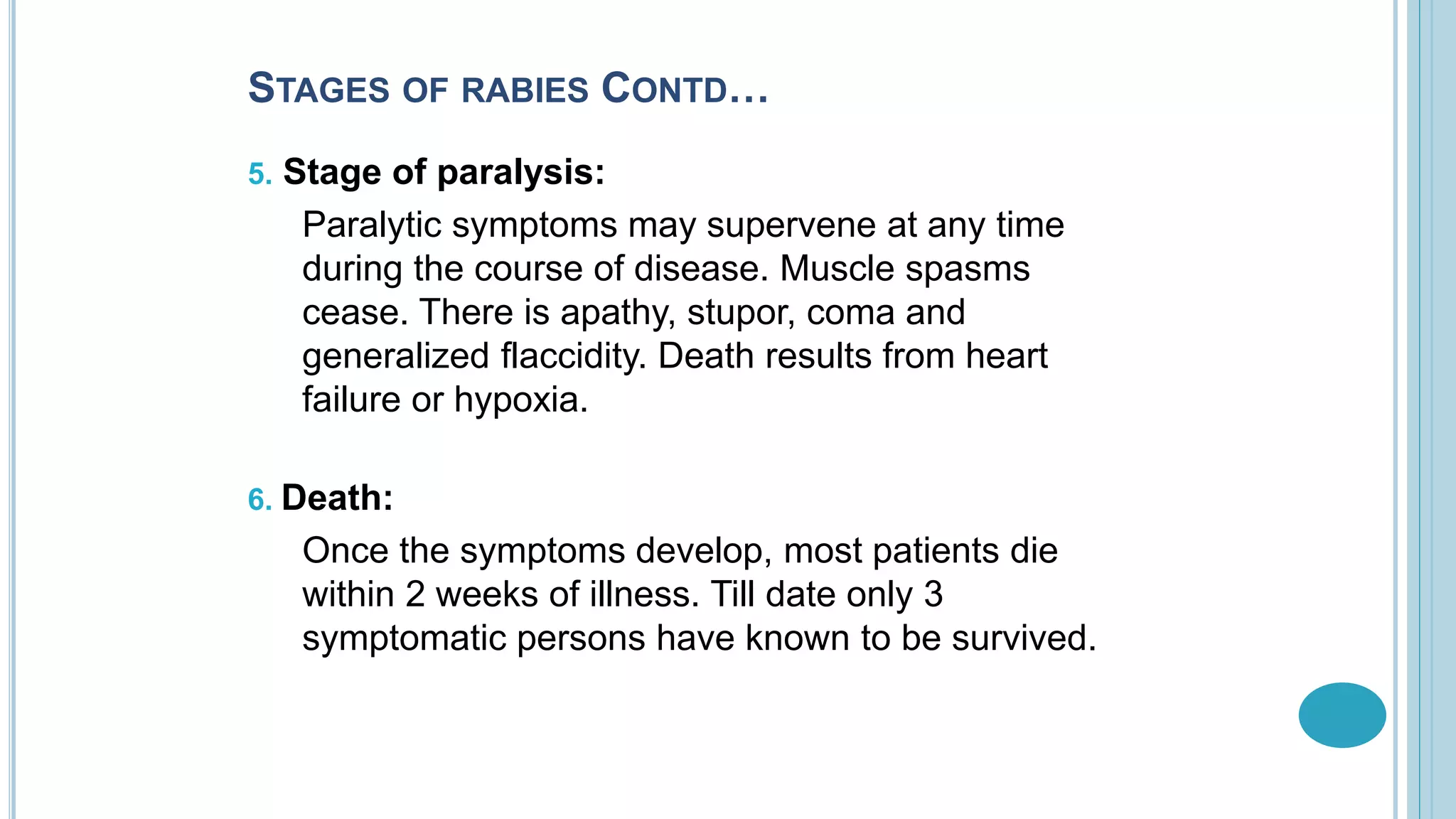 Epidemiology of rabies | PPTX