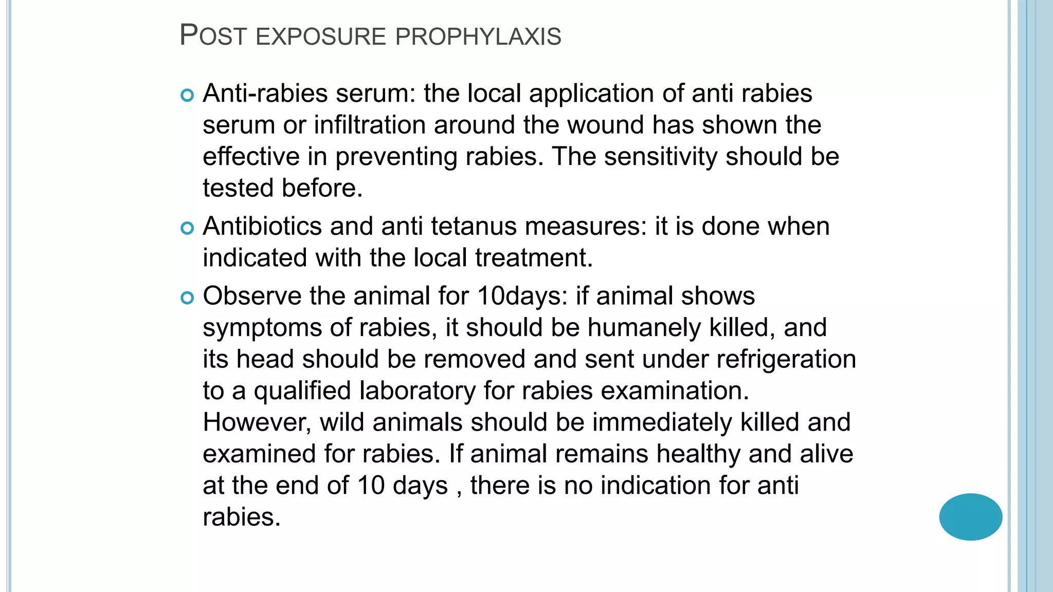 Epidemiology of rabies | PPTX