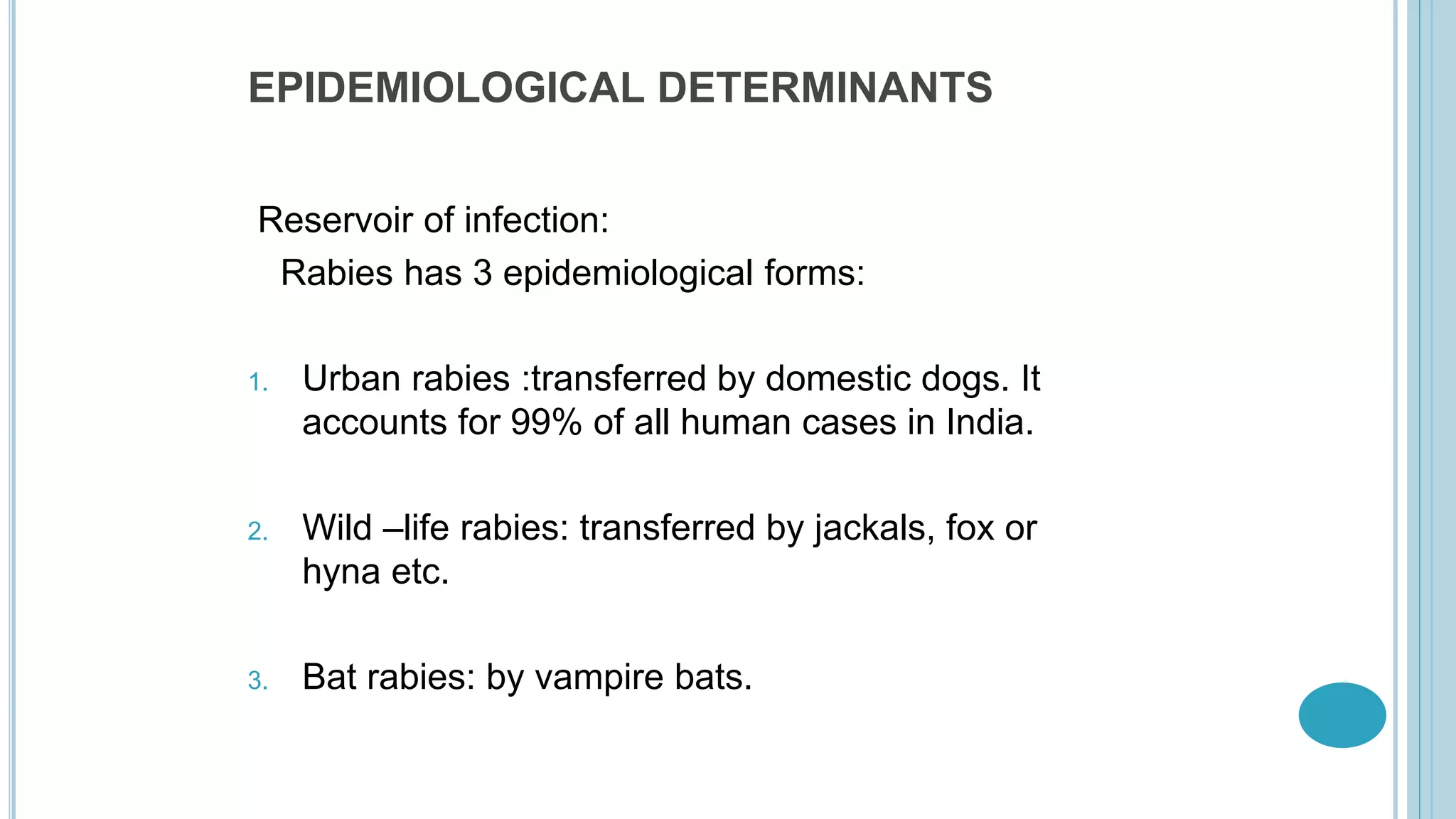 Epidemiology of rabies | PPTX