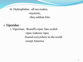 Epidemiology of snake bite cases in nepal | PPTX