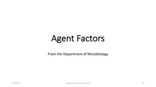 Epidemiology of TB | PDF | Lung and Respiratory Health | Diseases and ...