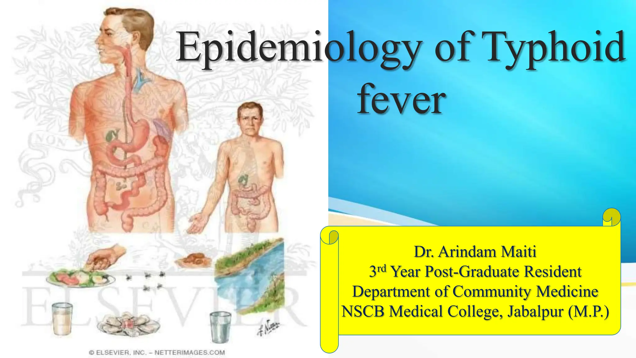 Epidemiology of Typhoid fever.pptx