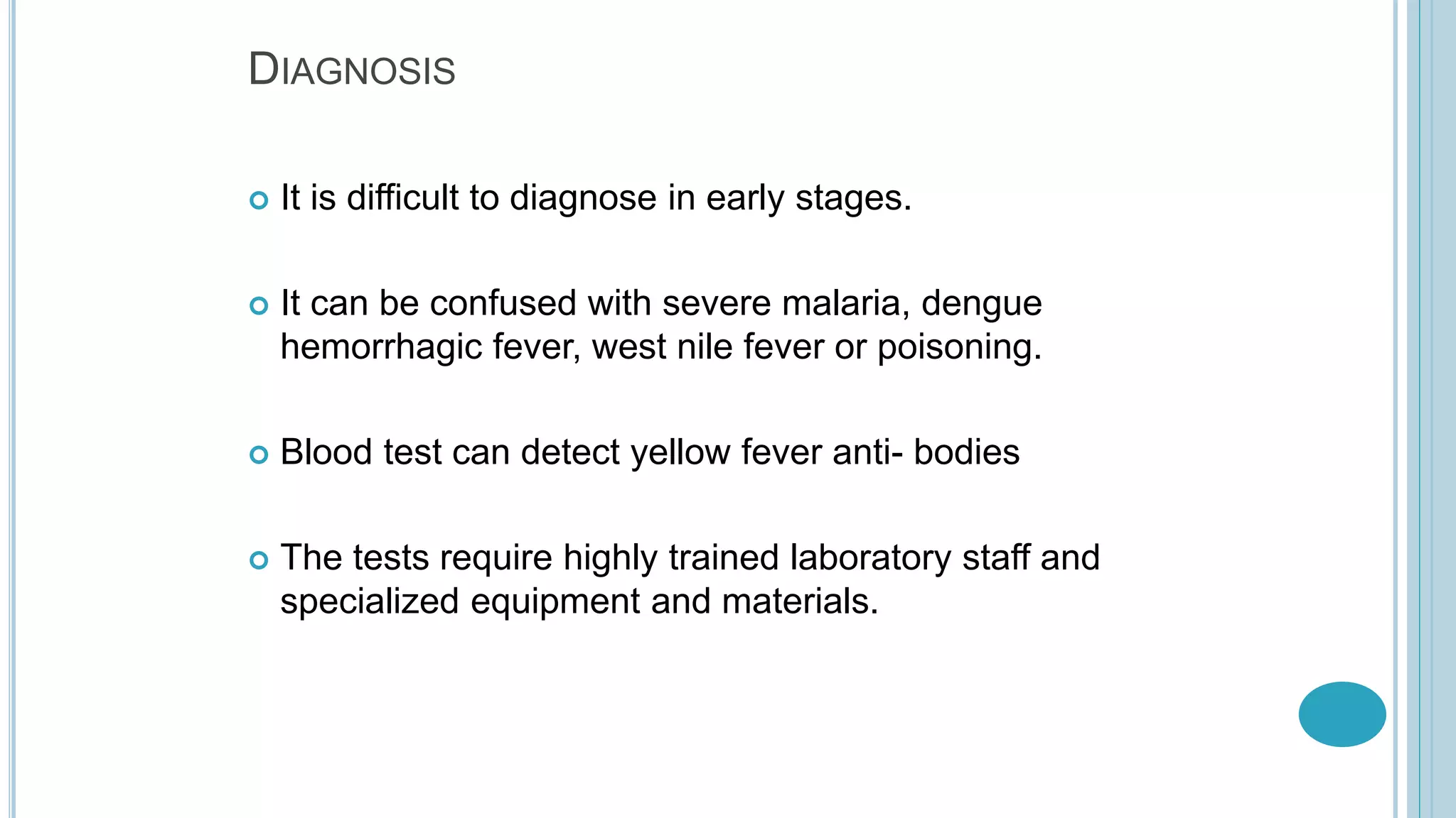 Epidemiology of yellow fever | PPTX
