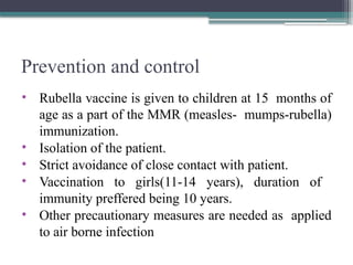 Epidemiology on Rubella.pptx........................... | PPTX