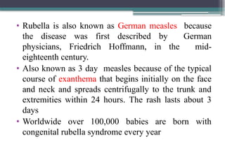 Epidemiology on Rubella.pptx........................... | PPTX